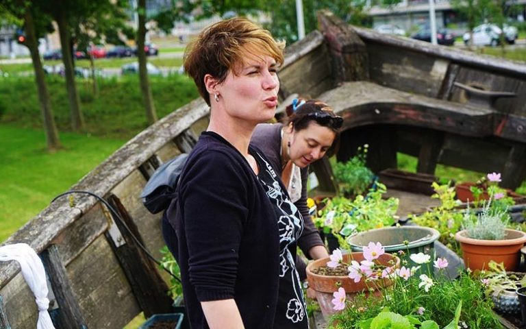 Belgique : ils construisent une arche végétale en pleine ville