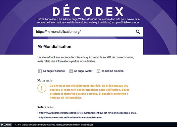 Le Décodex du Monde est-il vraiment fiable